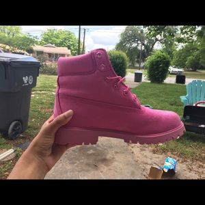 Timberland | Shoes | Timberland Boots Pink | Poshmark